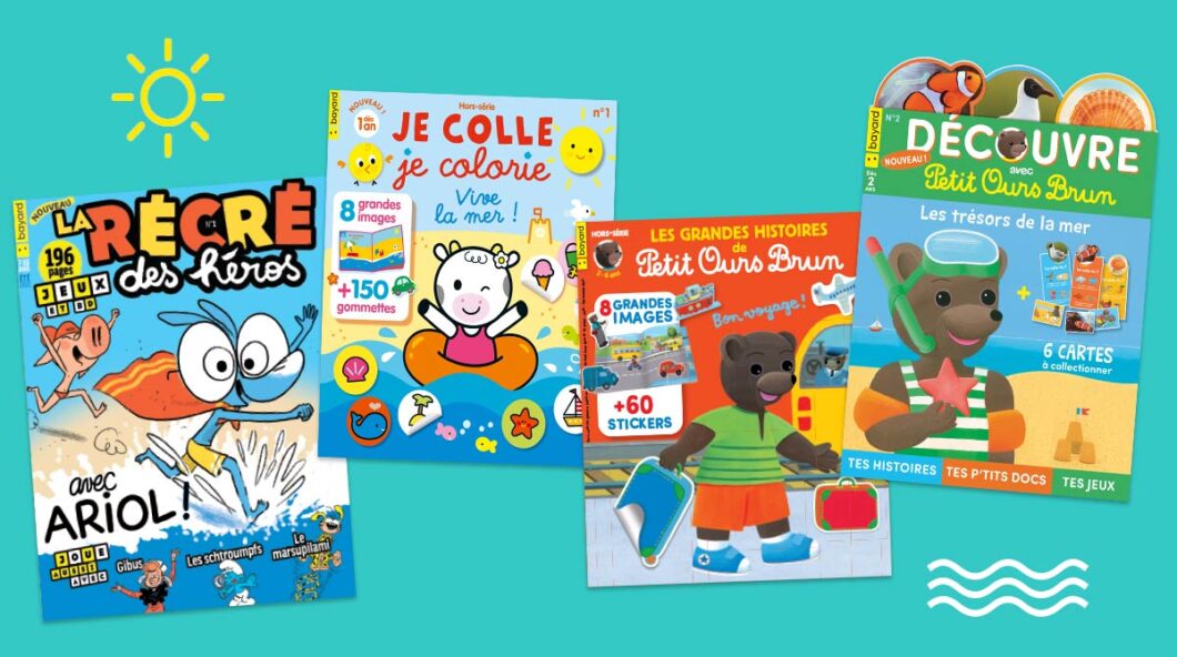 4 nouveaux magazines avec les héros préférés de vos enfants