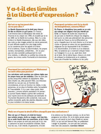 Liberté d’expression : des repères pour aider les enfants et les ados à comprendre l’actu