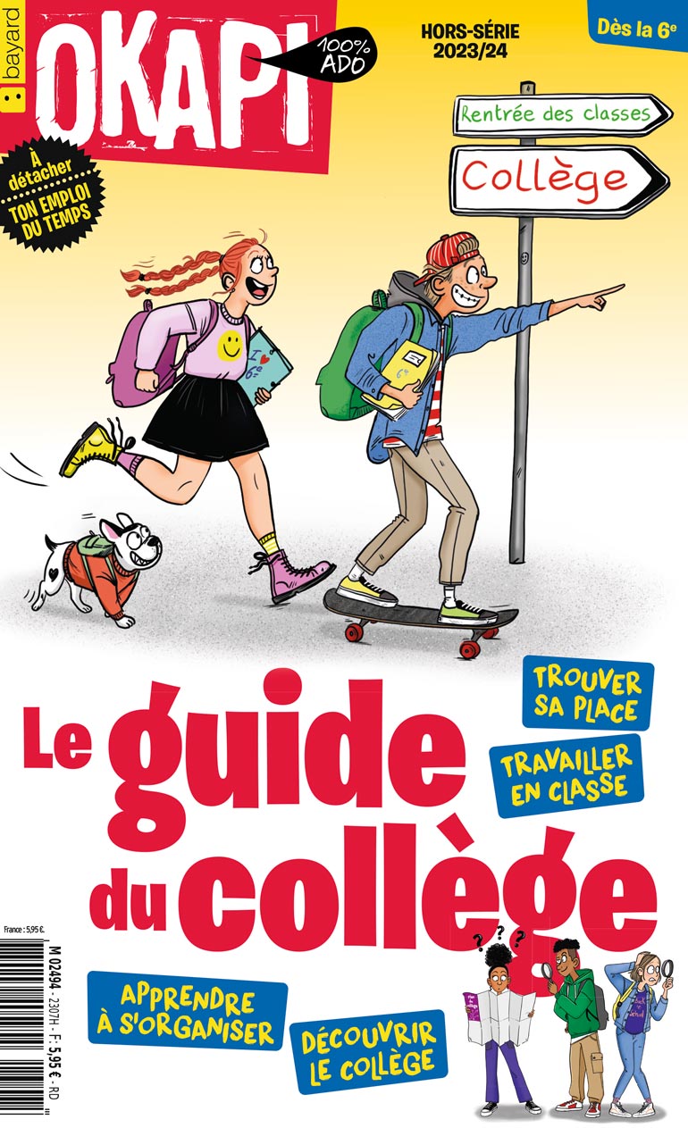 La rentrée au collège : c’est comme un jeu… avec les 10 conseils d’Okapi
