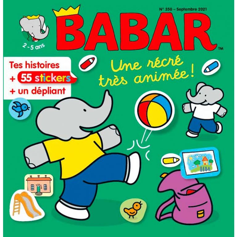 BABAR : Abonnement magazine histoires, enfant de 2 à 5 ans