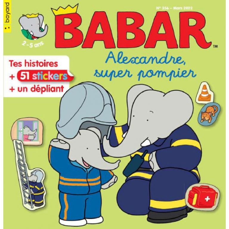 BABAR : Abonnement magazine histoires, enfant de 2 à 5 ans