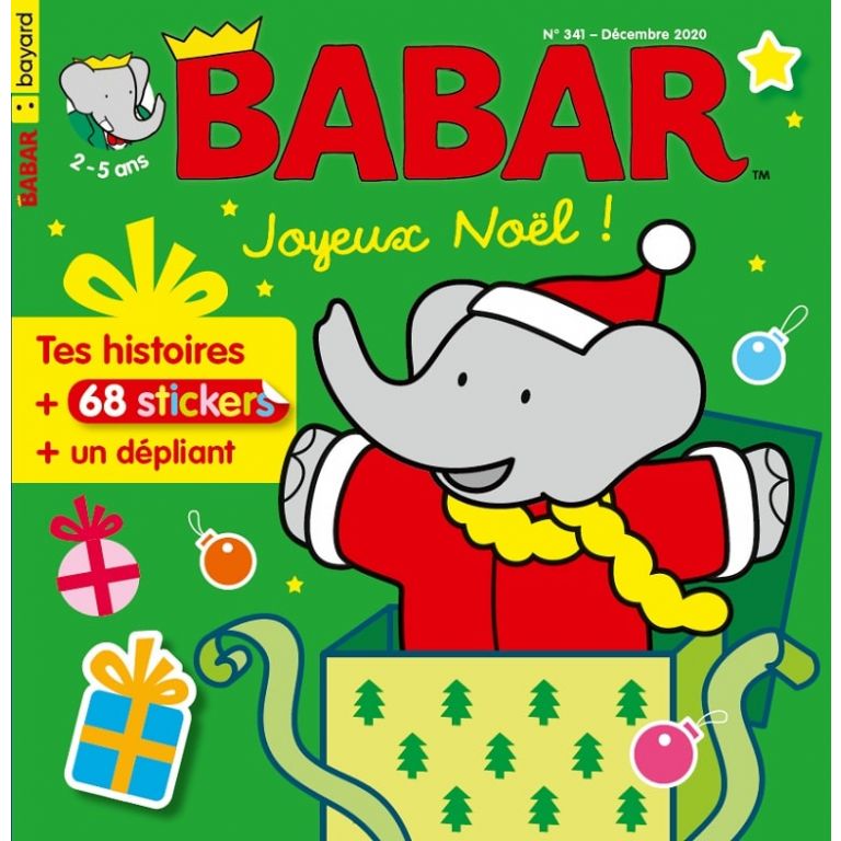 BABAR : Abonnement magazine enfant 2 - 5 ans