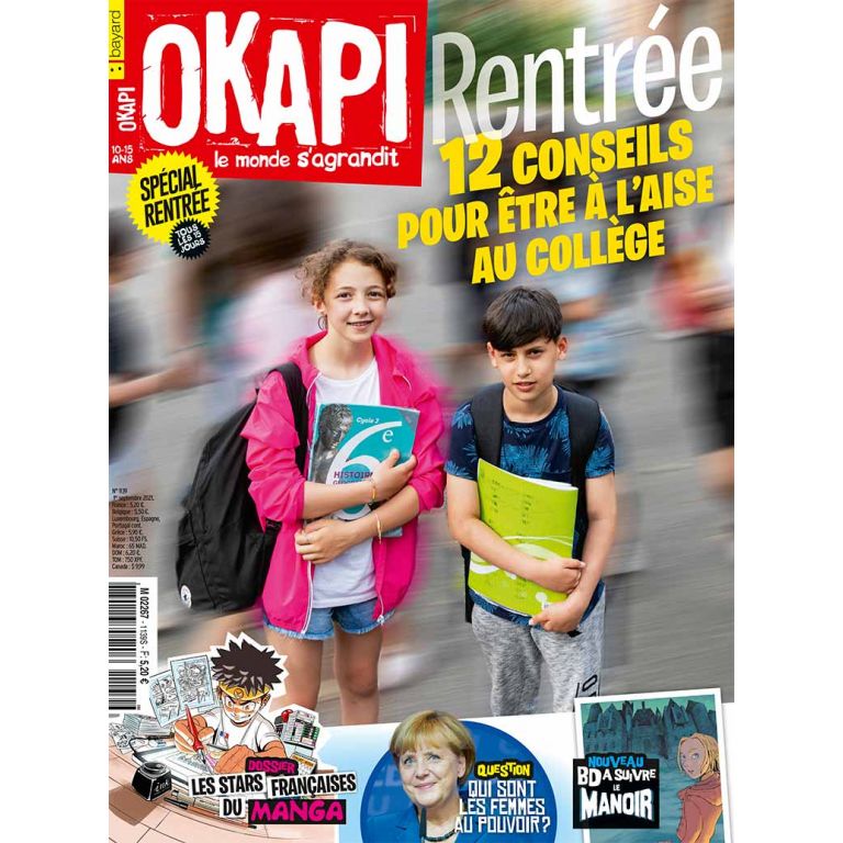 OKAPI : Abonnement magazine collège, ados de 10 à 15 ans