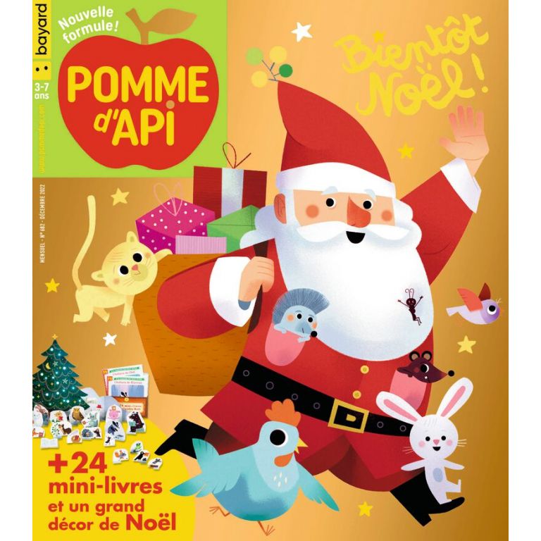 POMME D'API : Abonnement magazine, enfants de 3 à 7 ans