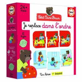 Je replace dans l'ordre - Jeu d'apprentissage Petit Ours Brun